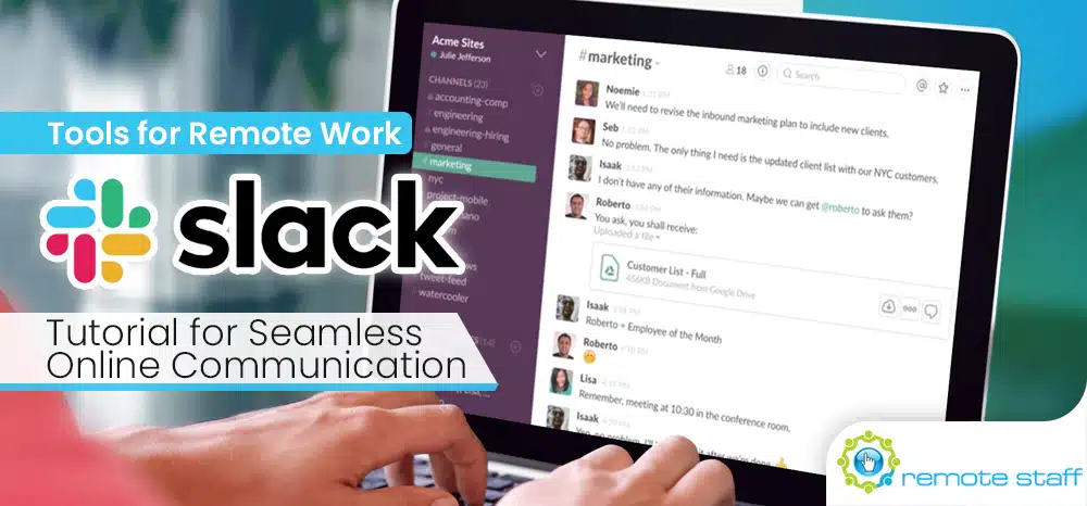 Slack Tutorial for Seamless Online Communication - Remote Staff